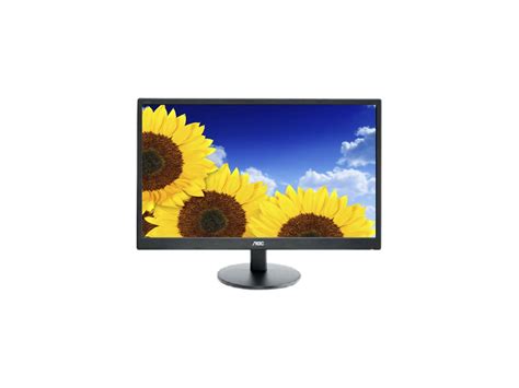 AOC E SWN Black Ms Widescreen LED Backlight LCD Monitor Newegg Com