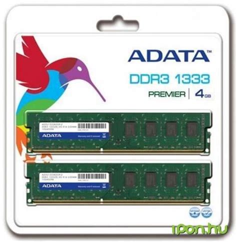 Adata 4gb 2x2gb Ddr3 1333mhz Ad3u1333c2g9 2 Ram Памети Цени оферти и