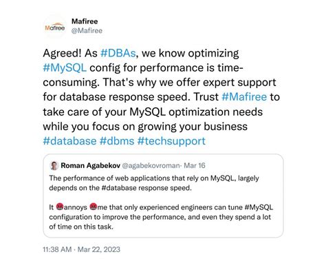 mafiree on linkedin mysql database expertsupport mafiree mssql