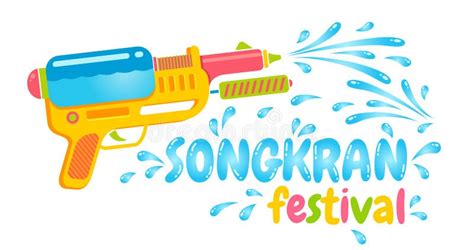 Фестиваль Songkran в Таиланде Иллюстрация вектора иллюстрации