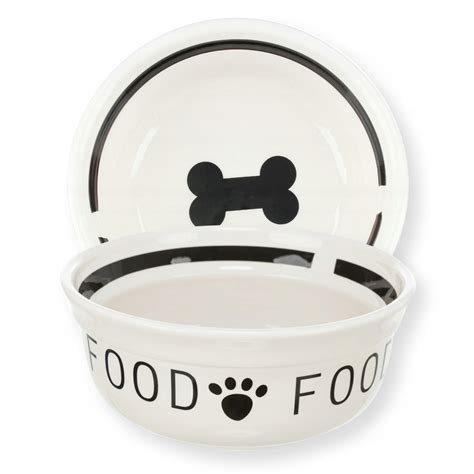 MISKA CERAMICZNA DLA PSA I KOTA TRIXIE EAT ON FEET NAPIS FOOD 0 25L