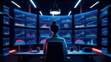 Digital Concept Of Data Analysis Abstract Circular Data Tunnel And