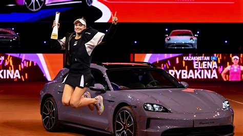 Elena Rybakina Wins The Porsche Tennis Grand Prix Porsche Newsroom