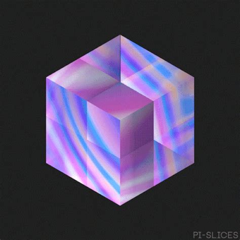 Oz The Other Side Of The Rainbow Iridescent Cube