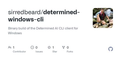 Workflow Runs · Sirredbeard Determined Windows Cli · Github