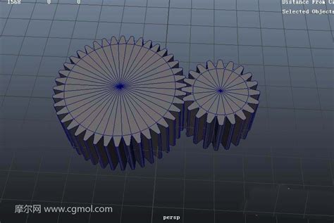 Maya怎么制作齿轮转动动画效果 Autodesk Maya教程 CG教程 摩尔网CGMOL