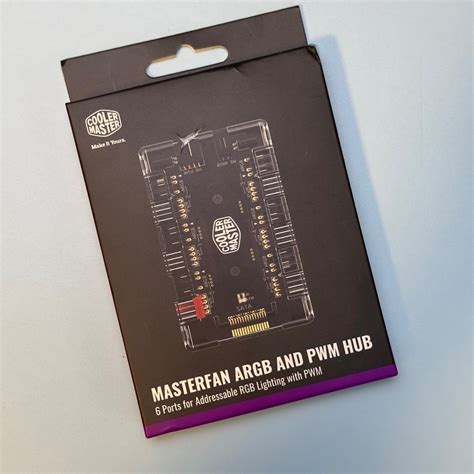 Coolermaster Masterfan ARGB PWM Fan Hub Computers Tech Parts Accessories Computer Parts