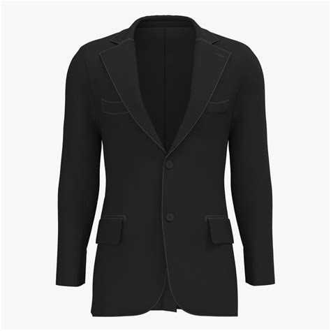 Free Male Blazer Jacket Free 3d Model Turbosquid 2189043