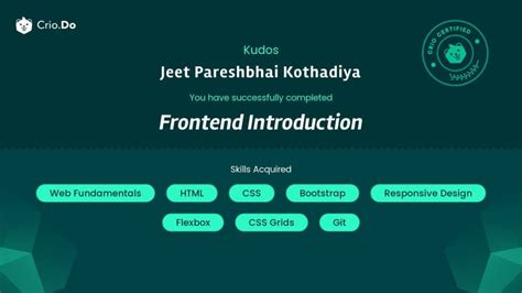 Jeet Kothadiya On Linkedin Learnbydoing Learnbydoing Criodo
