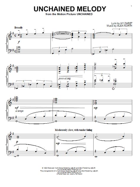 Unchained Melody Sheet Music Direct