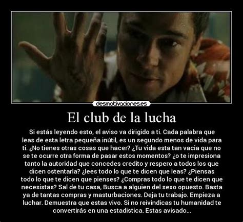 Club De La Pelea Frases Imagui