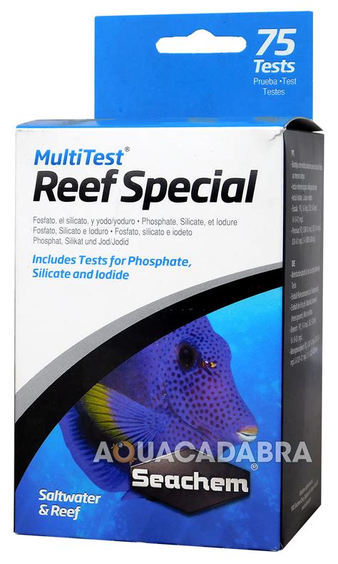 Seachem Multi Tests 75 Test Kits Marine Reef Freshwater Aquarium Fish