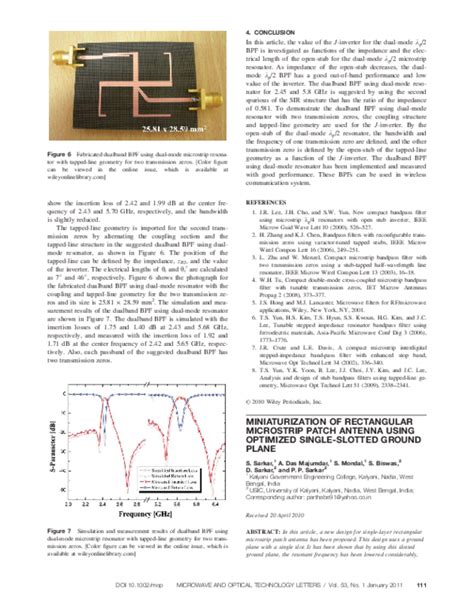 Pdf Miniaturization Of Rectangular Microstrip Patches Using Genetic Algorithms