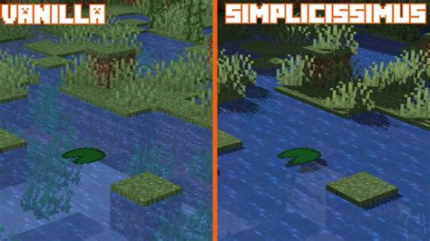 Vanilla Vs Simplicissimus Shader Comparison Youtube