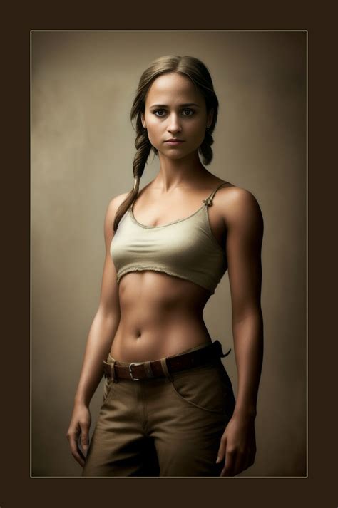 Alicia Vikander As Lara Croft By Citizenolek On Deviantart