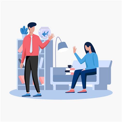 Goodbye Illustration Vector Concept 2774606 Vector Art At Vecteezy
