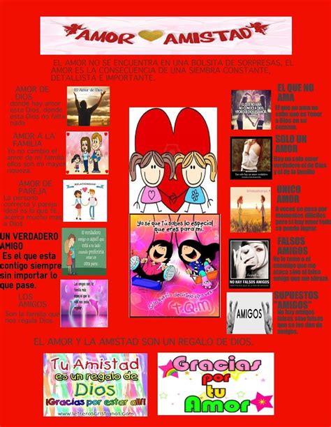 Infografia De Amor Y Amistad Infografia De Amor Y Amistad