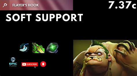 Dota 2 Patch 737c Pudge Soft Support Gameplay Youtube