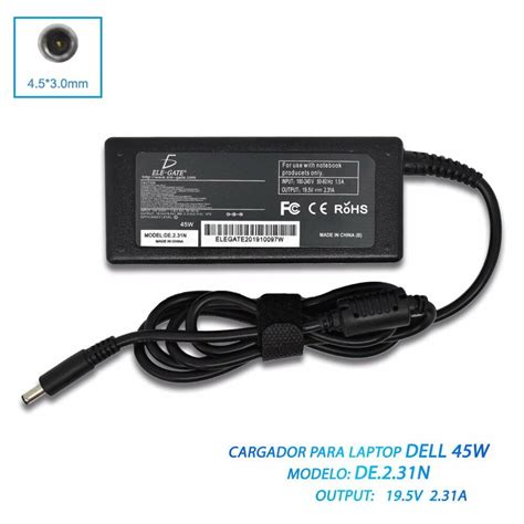 Cargador Laptop Dell Xps Punta Delgada 45w 19 5v 2 31a Joinet