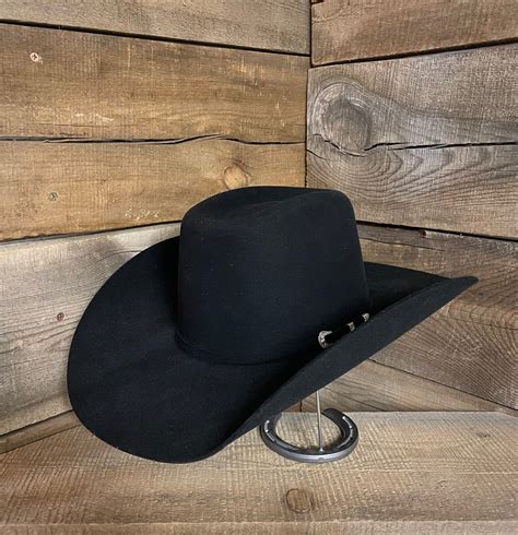 Serratelli 6x Black Beaumont Shaped Felt Hat Corral Western Wear