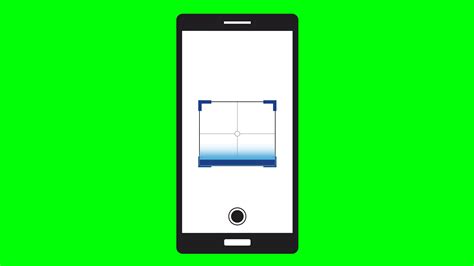 Scanning Barcode With Smartphone Cashless Payment Concept Green Screen