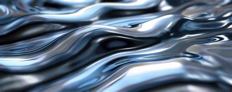 A mercury background with rippling waves reflecting light beautifully for a dynamic and ...