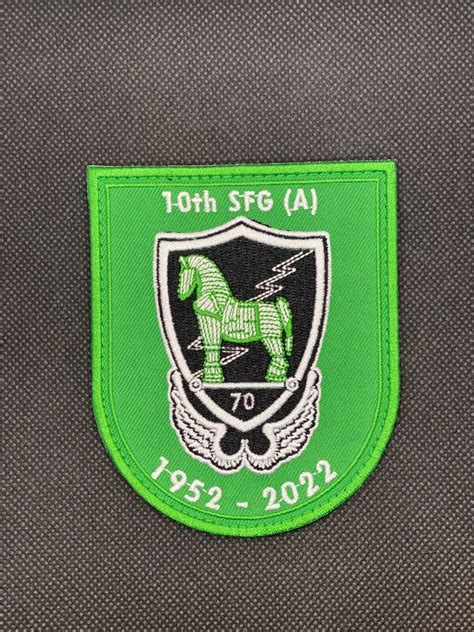 10th Special Forces Commemorative Patch 70 Year Anniversary 1952