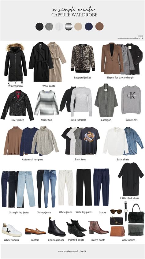 36 Piece Winter Capsule Wardrobe Artofit
