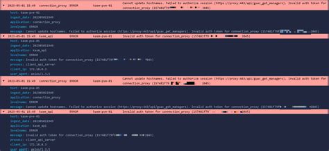 Bug Invalid Auth Token For Connectionproxy Apiguacgetmanagers
