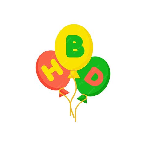 Premium Vector Balloon Happy Birthday Design Illustration