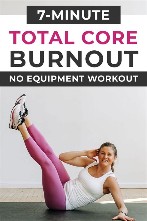 7 Minute Abs Workout For Women Video Nourish Move Love