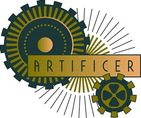Artificer Class Art Deco Logo Poster By Sarastripe Redbubble