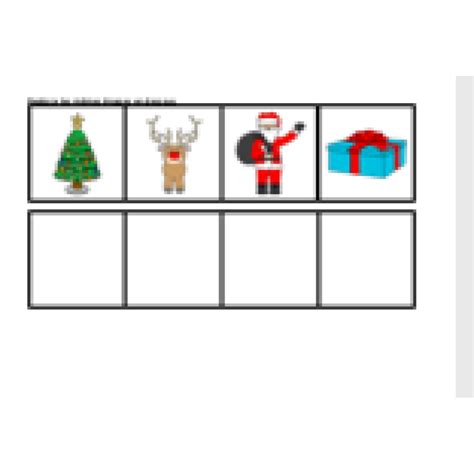Noël discrimination visuelle maternelle