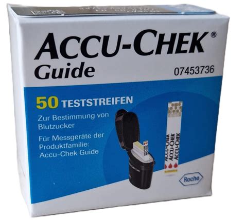 2x50 Accu Chek Guide Teststreifen Blutzucker Kontrolle Diabetes