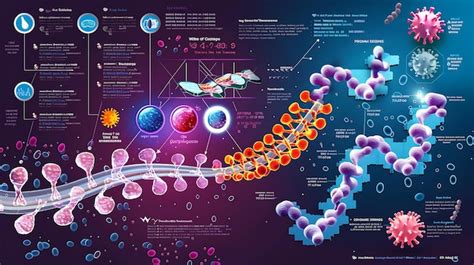 Infographic Showing Step Of Translation Protein Synthesis Including Ribosome Trna Molecule Codon