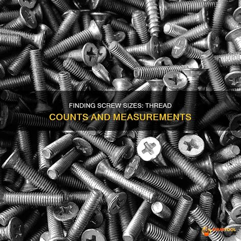 Finding Screw Sizes Thread Counts And Measurements ShunTool