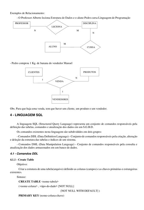 Conceitos De Banco De Dados Apostilas Informática Part2 Docsity