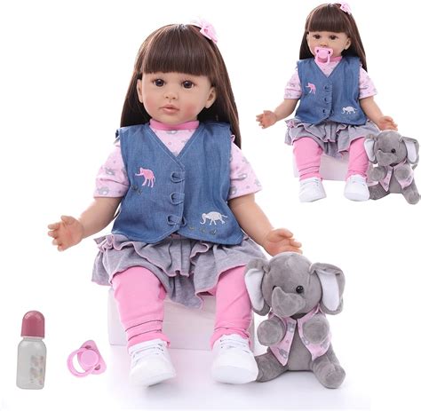 ZIYIUI Reborn Dolls Boy 22 Inch 55cm Soft Silicone Vinyl Real Life Baby