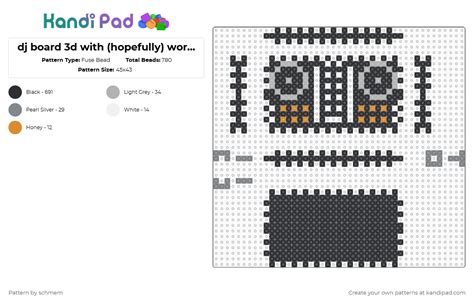 Slider Fuse Bead Patterns Gallery Kandi Pad Kandi Patterns Fuse