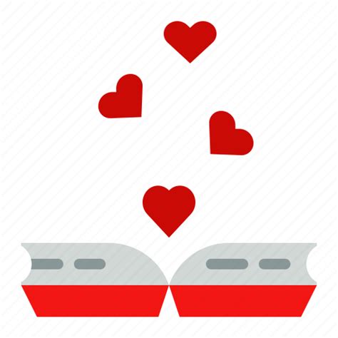 Book Love Story Heart Valentine Icon Download On Iconfinder