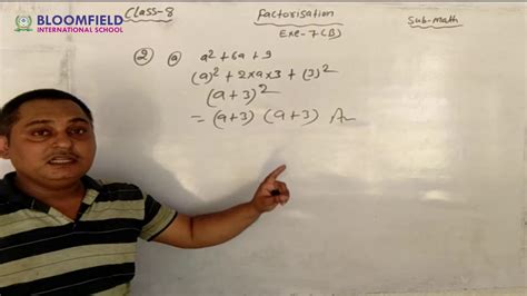 Factorisation Class 8 Chapter 7 Math Cbse Ncert Youtube