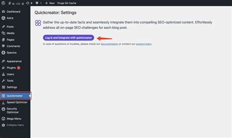 Wordpress 插件 Quickcreator Help Center