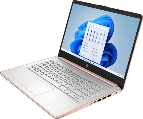 Customer Reviews Hp Laptop Intel Celeron Gb Memory Gb Emmc Rose Gold K Ua Aba Best Buy