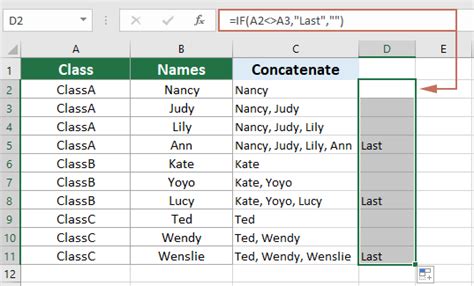 How To Concatenate Rows Into One Cell Based On Group In Excel