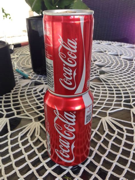 The Way A Small Coke Fits Above A Big Coke R Oddlysatisfying