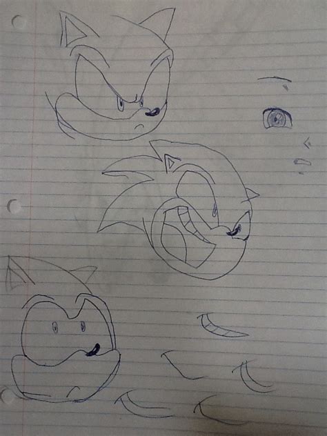 Sonic The Hedgehog Practice Drawing By Philllord On Deviantart