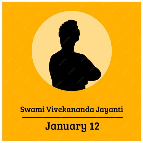 Premium Vector Swami Vivekananda National Youth Day 12 January Vector