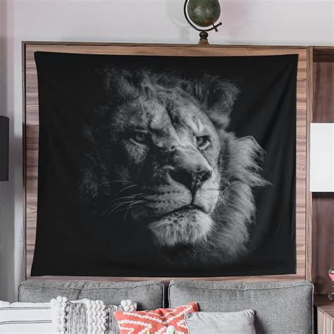 Lion Tapestry Etsy