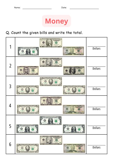 Money Worksheets Counting Coins Activities Money Word Problems For