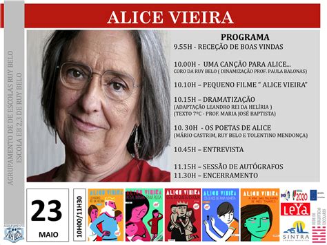 PALAVRAS AO VENTO Bibliotecas Agrupamento Ruy Belo ENCONTRO ALICE